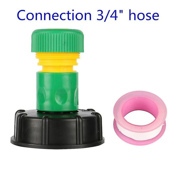 Garden Irrigation 60mm Tank Tap Adapter Garden 1/2" 3/4" 1" Pipe ...