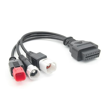 Obd2 Diagnostic Cable For Kline Euro5 Motorcycle 16 Pin To 3pin 4pin ...