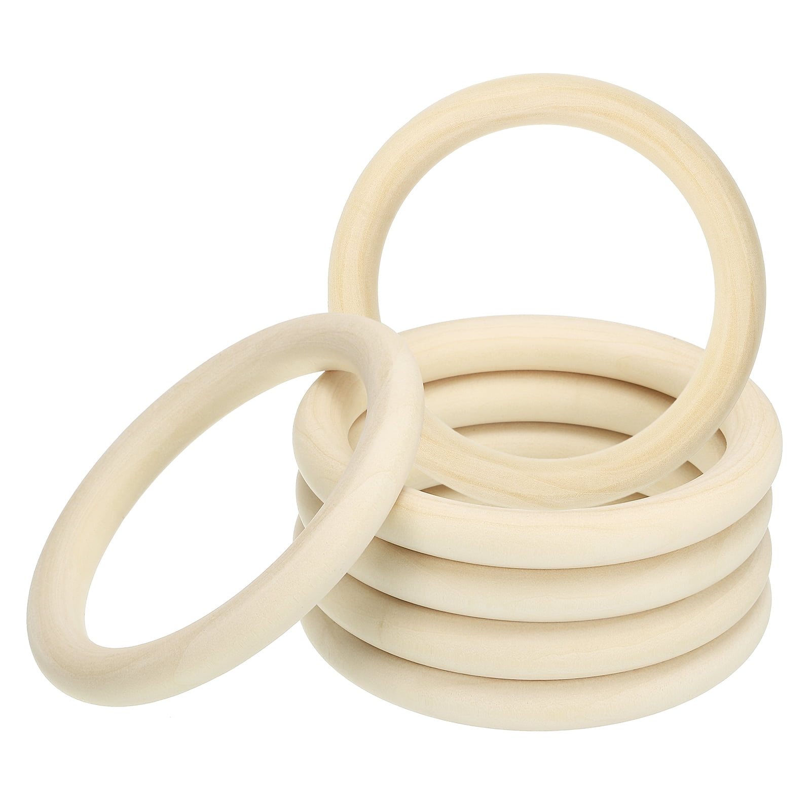 Click here for Unique Bargains 85mm Wooden Rings For Crafts  10 P... prices