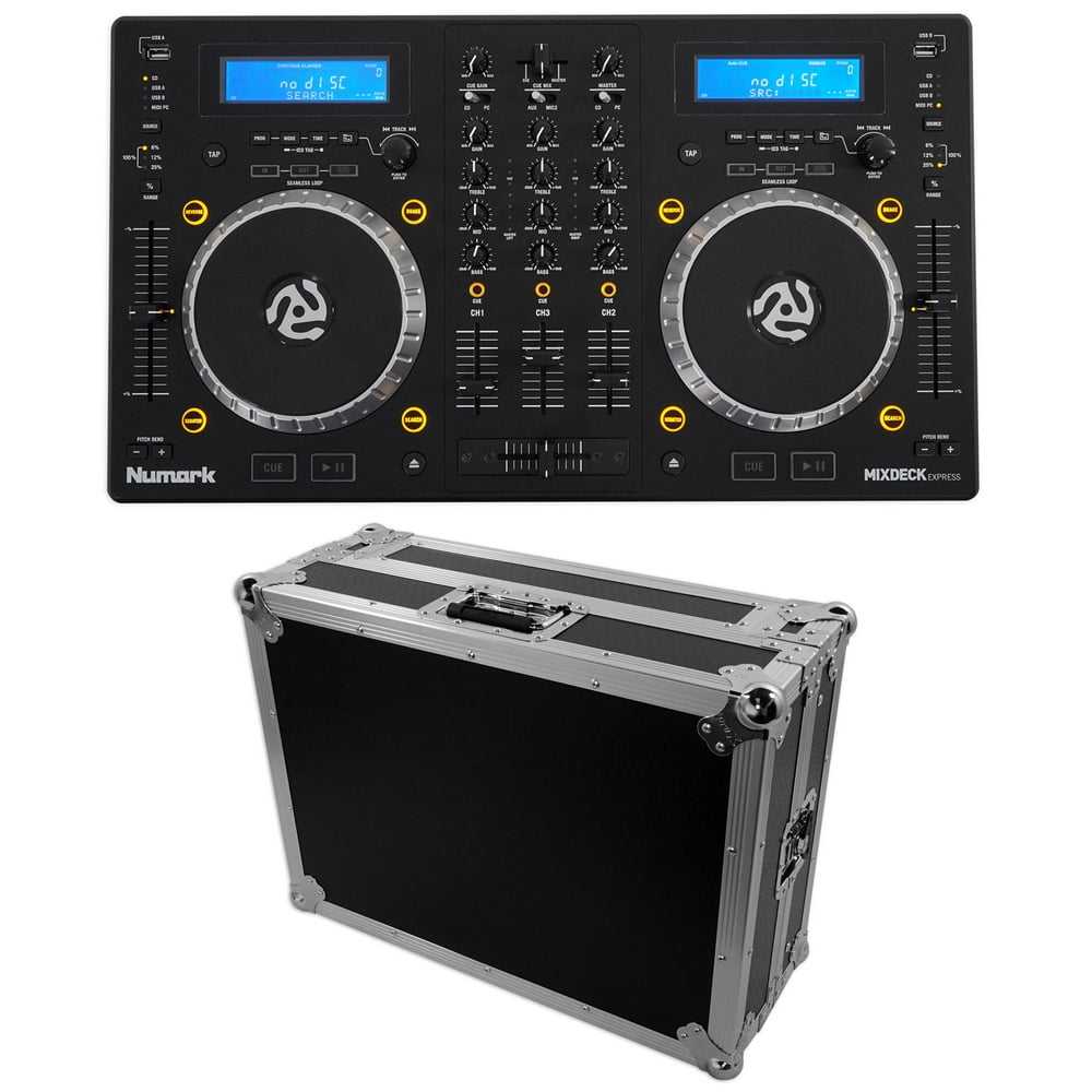 Numark Mixdeck Express Premium DJ Mixer/Controller w/ Dual CD/USB ...