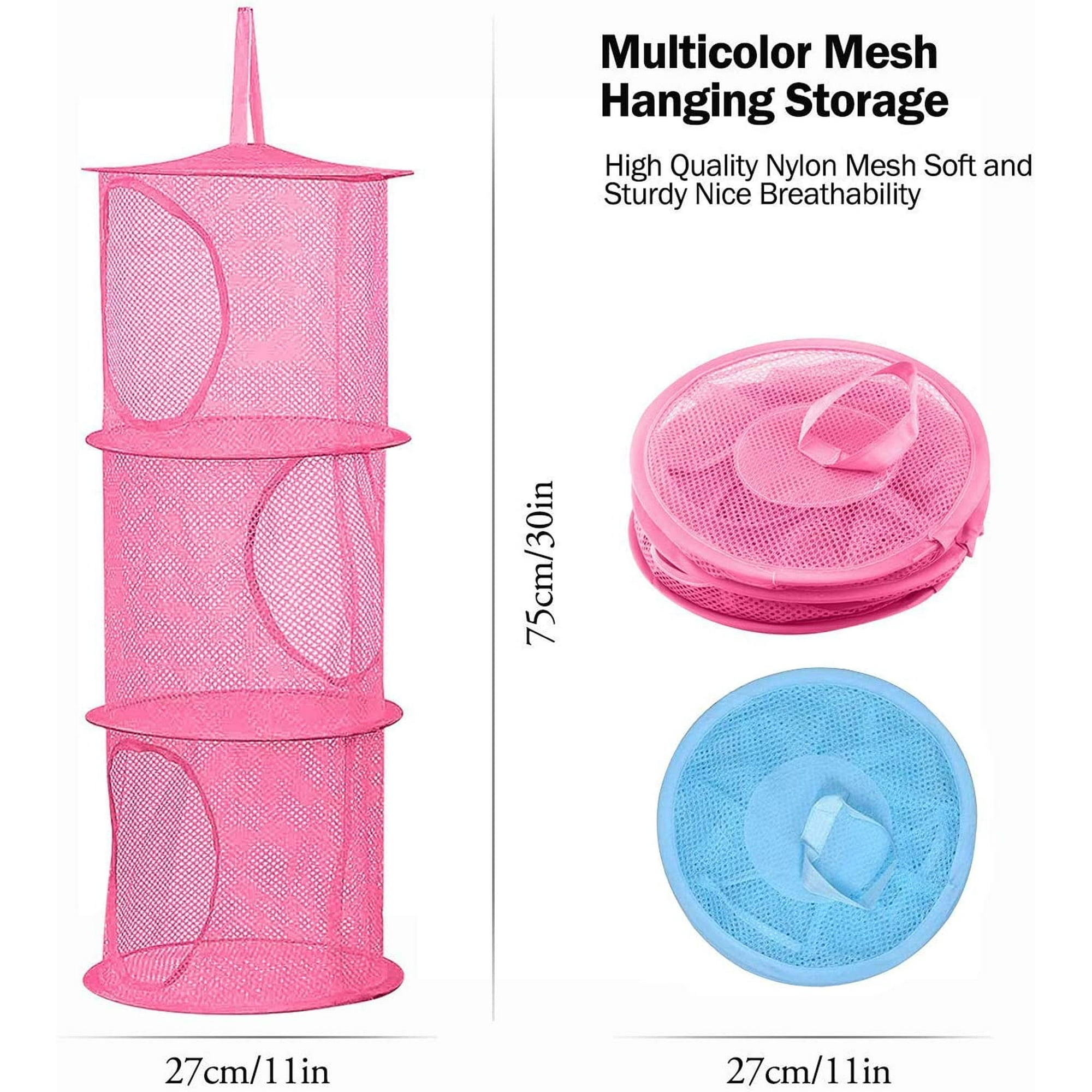 Click here for Niruo 2 Pcs Hanging Mesh Stuffed Animal Storage Ha... prices