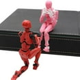 New Poseable Action Figure 3d Printed Multi Jointed Robot With Weapon