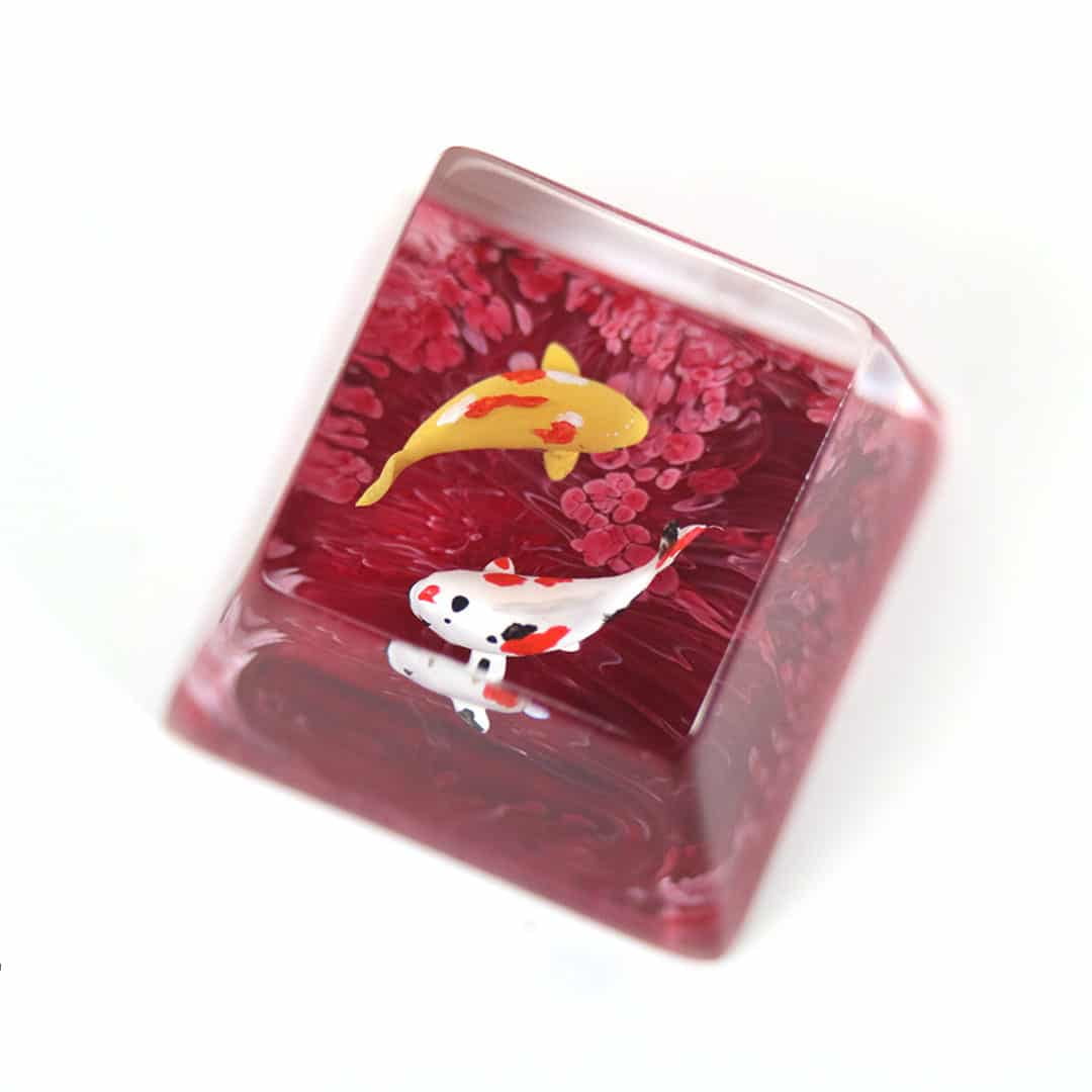 Koi Artisan Keycaps - Shimmering Pond Series - Walmart.com