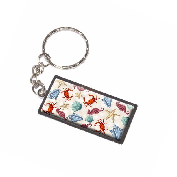 Sealife Ocean Creatures Seahorse Seashell Conch Starfish Crab Beach ...