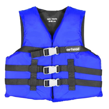 Nylon Child PFD, Open Side, Blue - Walmart.com