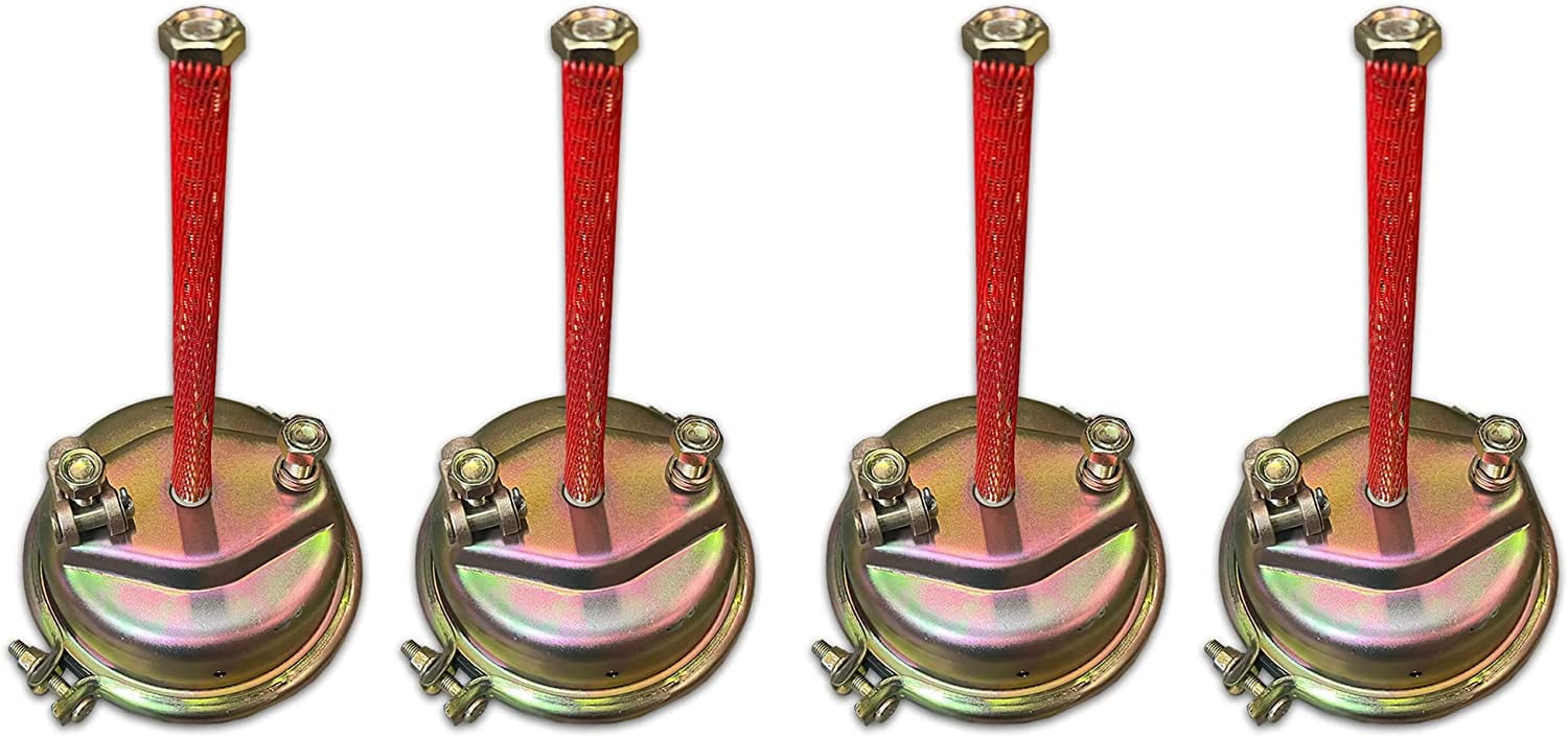 KOZAK SET of 4 Air Brake Service Chamber Type 30 (T30) -Two Hole ...