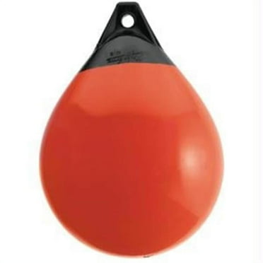 8 in. dia. - 25.1 in. A-0 Red Circumference Buoy with Bar Code ...