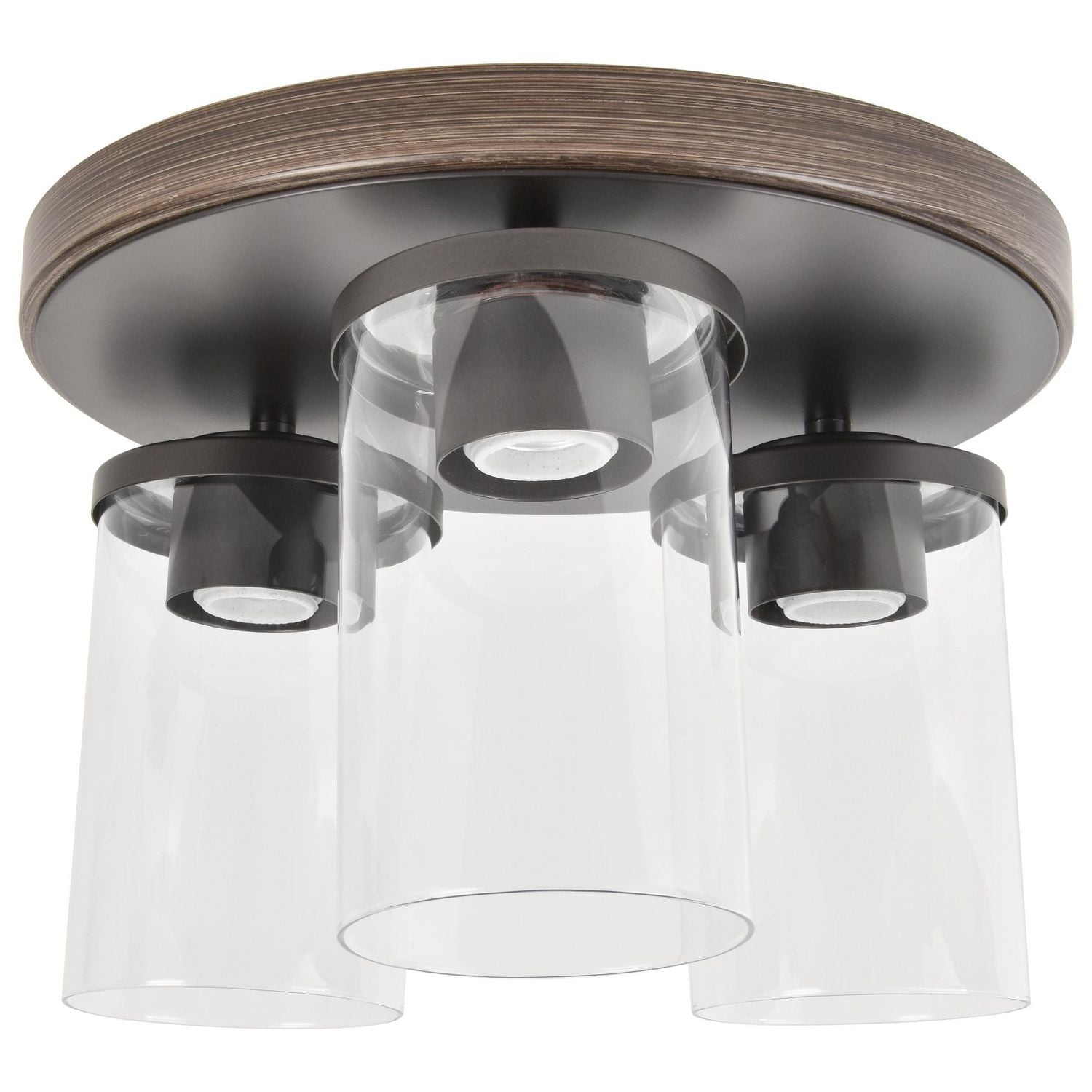 Click here for Better Homes & Gardens 12 Farmhouse 3-Light Walnut... prices