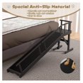 61" Dog Ramp for Bed,Birchwood Pet Ramp with Removable Side Rail and ...