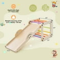 Costway Indoor Kids Activity Wooden Climbing Toys, Preschool Jungle Gym ...