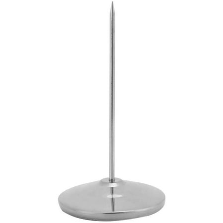 Desk Straight Rod Paper Holder Stainless Steel Memo Receipt Bill Note ...