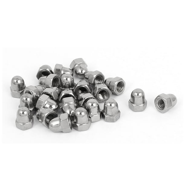 M5 Thread Dia 304 Stainless Steel Dome Shape Head Cap Acorn Hex Nut ...