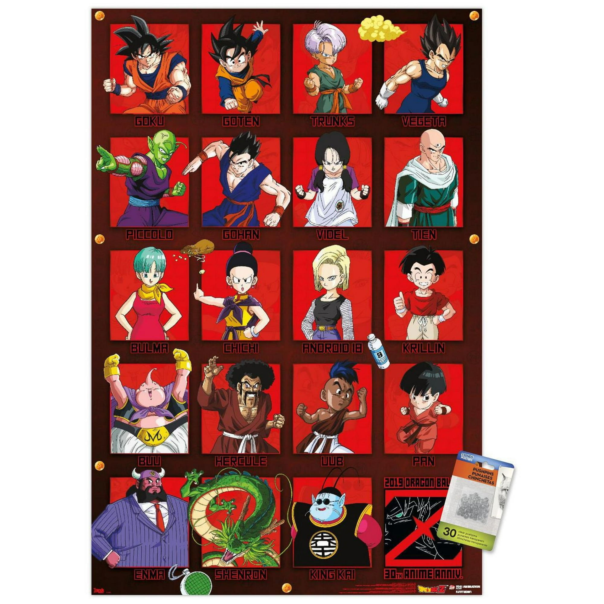 Click here for Trends International Dragon Ball Z - Anniversary W... prices