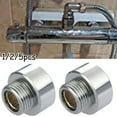 Shower Hose Adapter 3 4 Female To 1 2 Male Chrome Reducer For