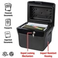 SentrySafe Fireproof Safety Document Lockbox, Fire & Water-Resistant ...