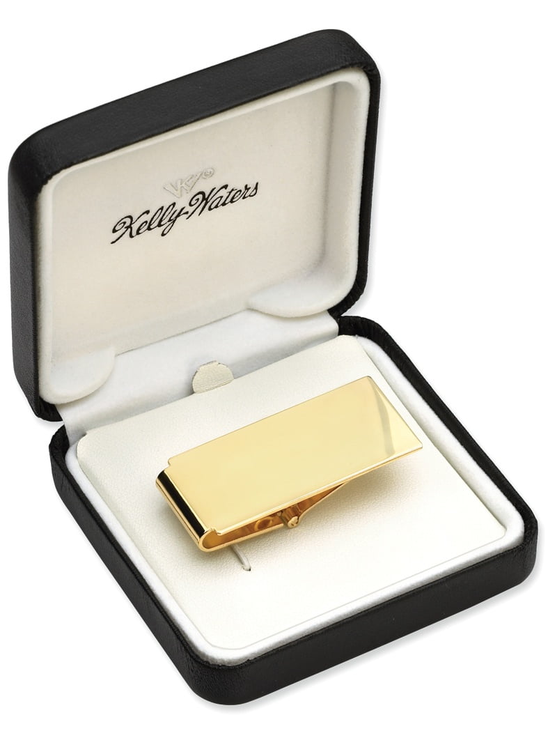 Gold-plated Polished Hinged Money Clip - Walmart.com