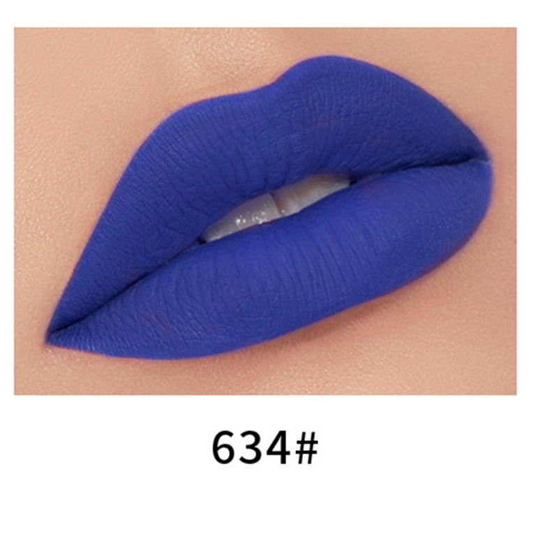Dark Blue Matte Lipstick