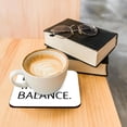3drose, Life Work Balance Motivational Typography, Set of 8 Coasters ...