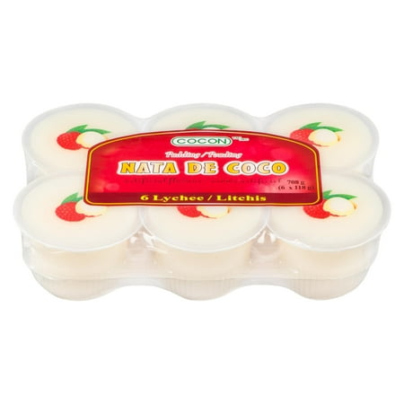 Cocon Nata De Coco Pudding - Lychee, 6 x 118 g - Walmart.ca
