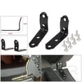2pcs Glove Box Lid Hinge Snapped Repair Kit Hinge Brackets With Screws ...
