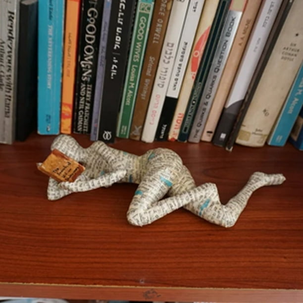 Reading Woman Figurine Pulp Woman Reading Bookshelf Decor Thinker Style ... Reading Woman Figurine Pulp Woman Reading Bookshelf Decor Thinker Style ...