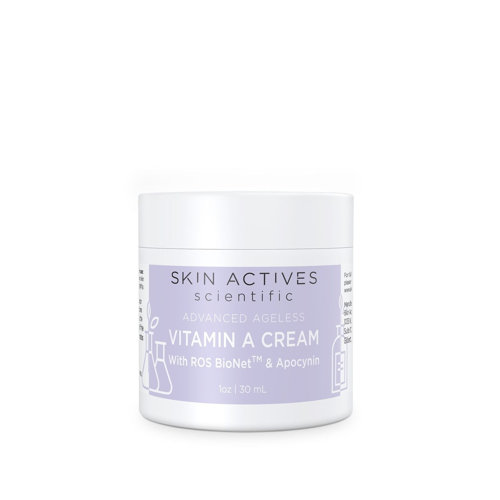 Skin Actives Scientific Vitamin A Cream with ROS BioNet and Apocynin ...