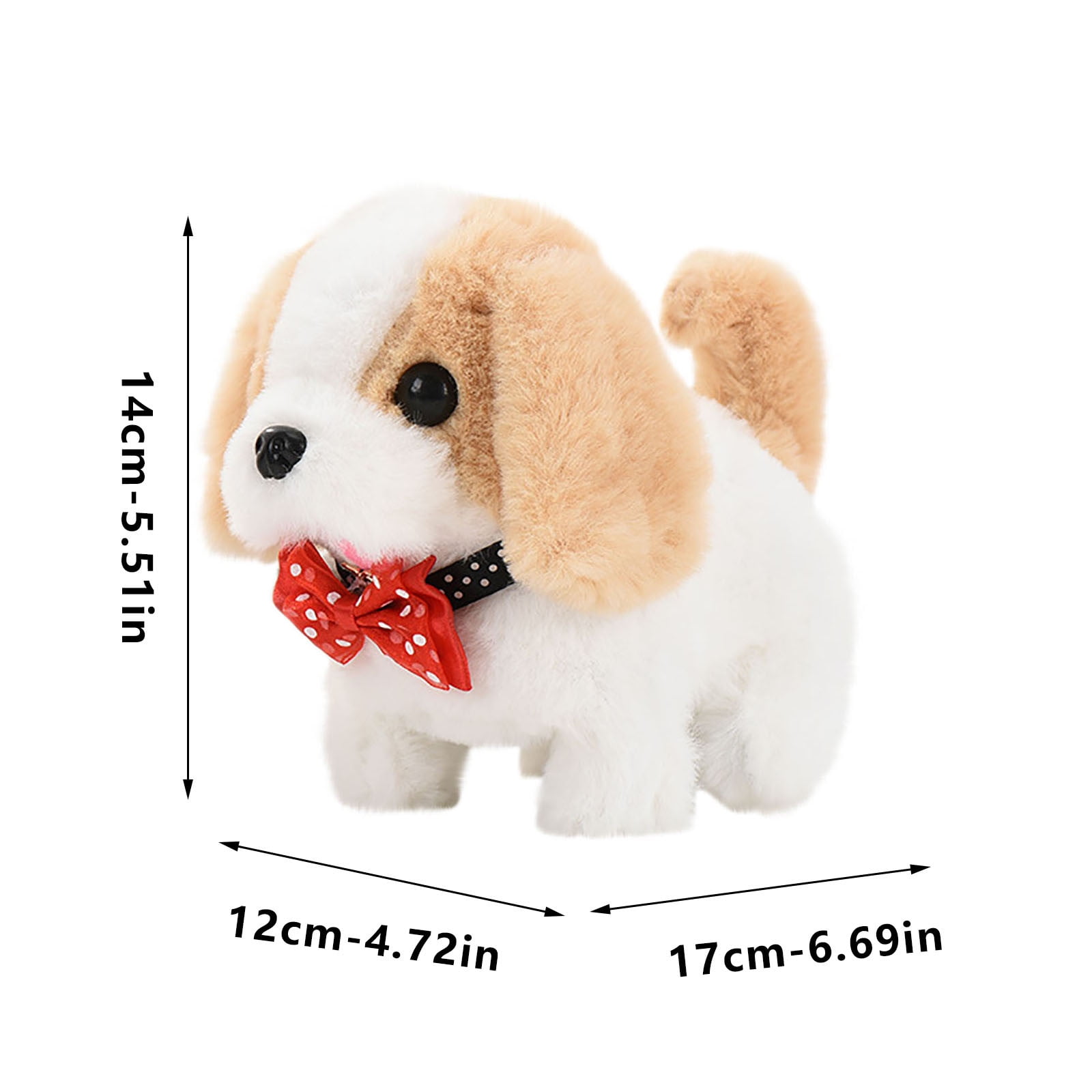 Canada Day Kcavykas Savings on Pets Toys Kids Games Electric Puppy toy Simulation Pet Dog Children s Plush Dog toy Can Walk Bark And Wag Its Tail