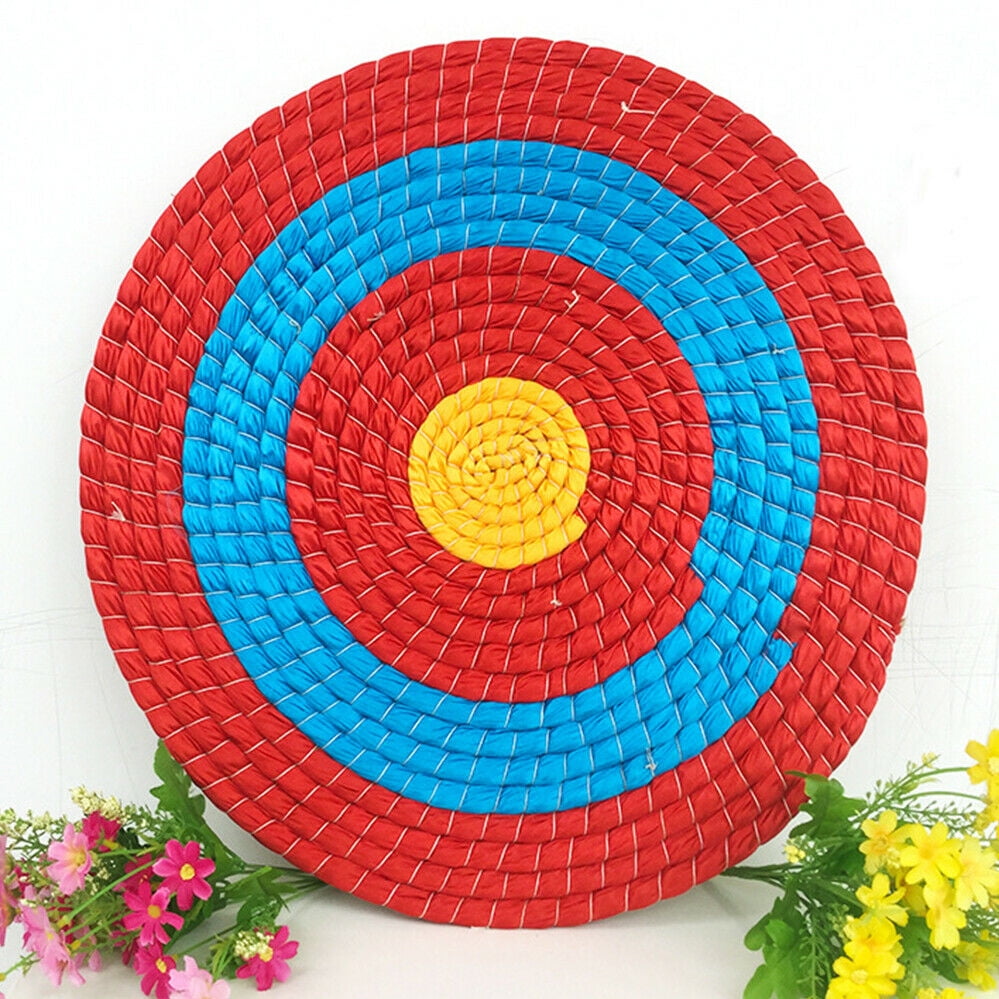 SPRING PARK Outdoor Round Archery Decor Outdoor Sports Straw Arrow ...