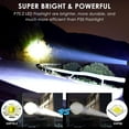 Zacro Rechargeable Flashlight, Super Bright Powerful High Lumens ...