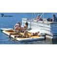Island Hopper Inflatable Patio Dock with Reinforced Side Rails, 15' L x ...