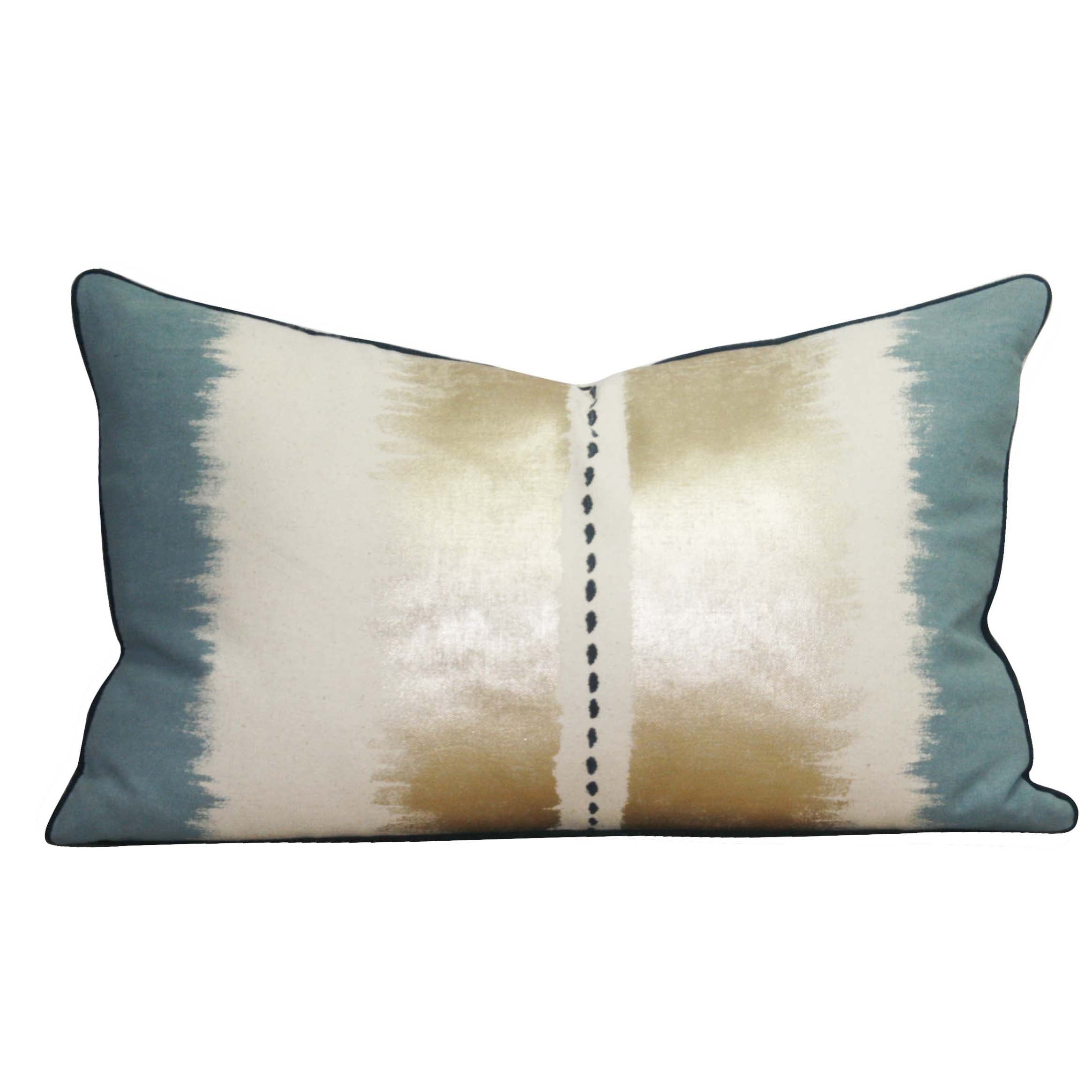 A&B Home Decorative Rectangular Pillow, Gold Aqua - Walmart.com