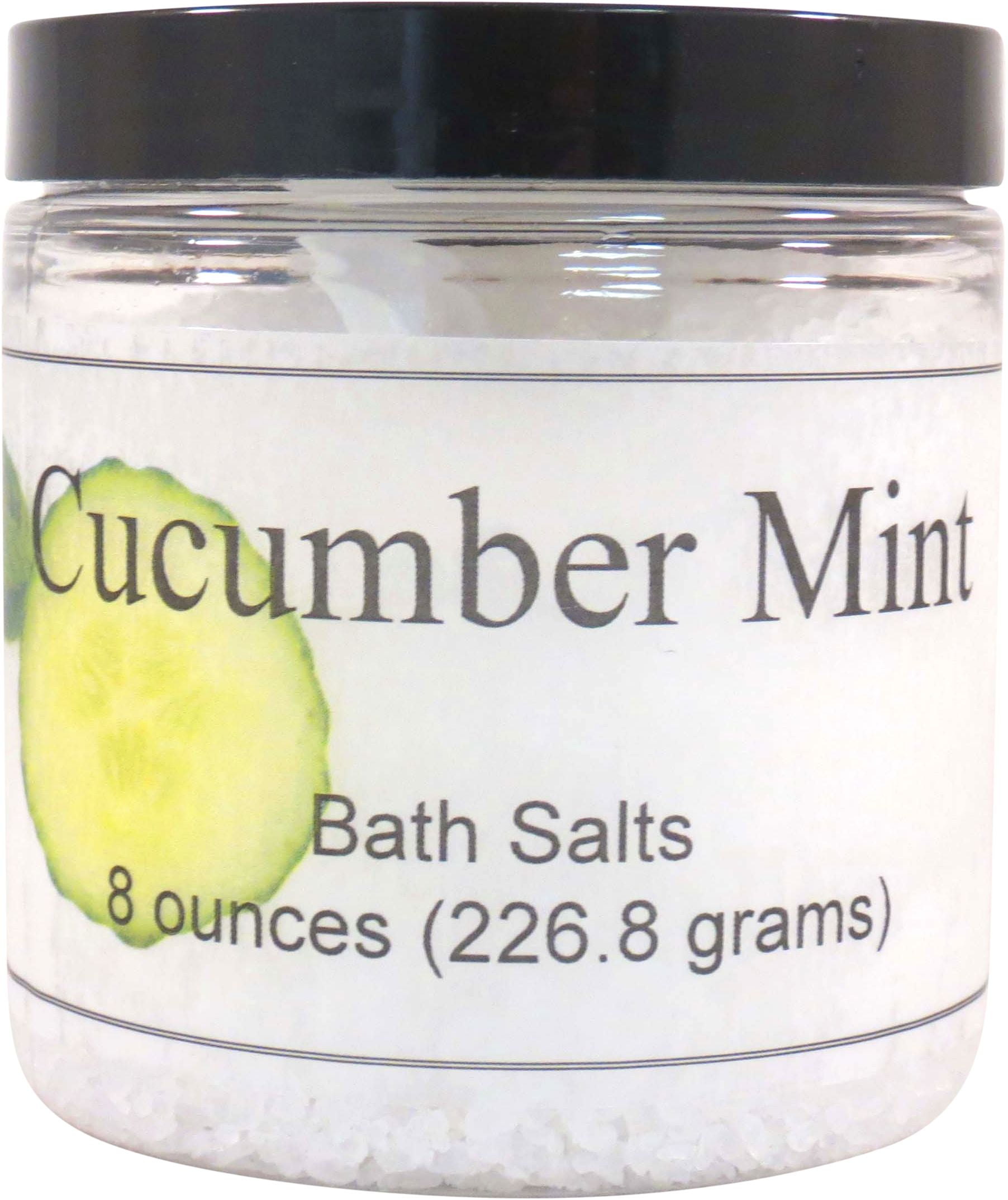 Cucumber Mint Bath Salts by Eclectic Lady, 8 ounces - Walmart.com