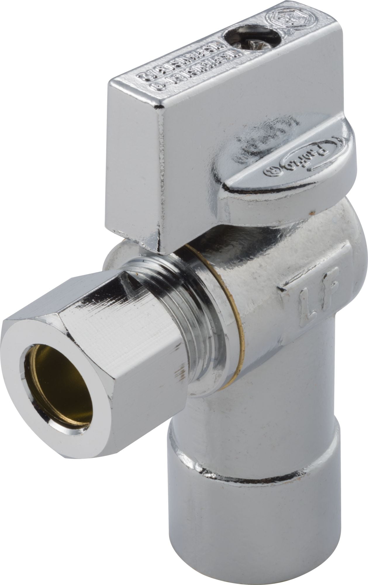 Proflo Pfxqas32c 1/2" X 3/8" Quarter Turn Angle Valve - Chrome ...