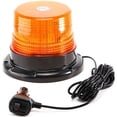 40-LED Amber Beacon Light - High-Brightness Safety Light With Magnetic ...