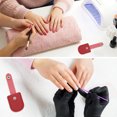 Unique Bargains 2 Pcs Durable Scissors Protective Cover Red PU Leather ...