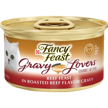 Special Kitty Beef Flavor Gravy Sliced Wet Cat Food, 5.5 oz. Can ...