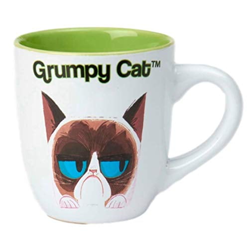 Click here for Petrageous Designs Grumpy Cat Coffee Mug White And... prices