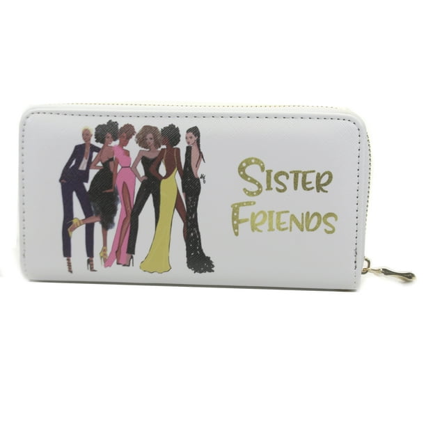 Black Art Sister Friends Wallet Vinyl Money Holder Credit Card Wl14 ...