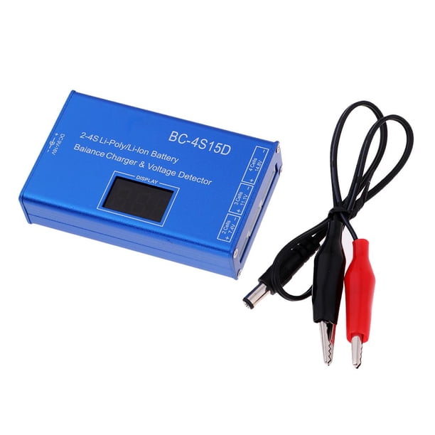 Cargador de equilibrio Zulema BC-4S15D con cable de pinzas de 1500mA ...