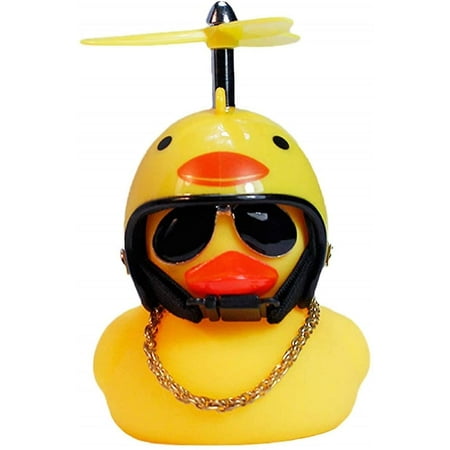 Duck Bike Bell Rubber Duck Bicycle Accessories Cartoon Duck Helmet Toy ...