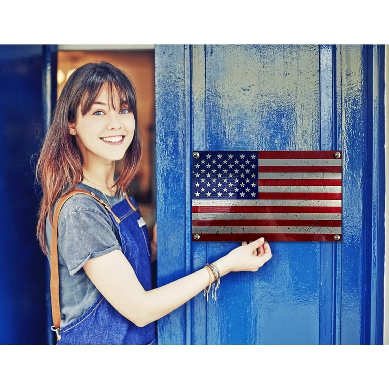 Vintage Metal Flag Toppers