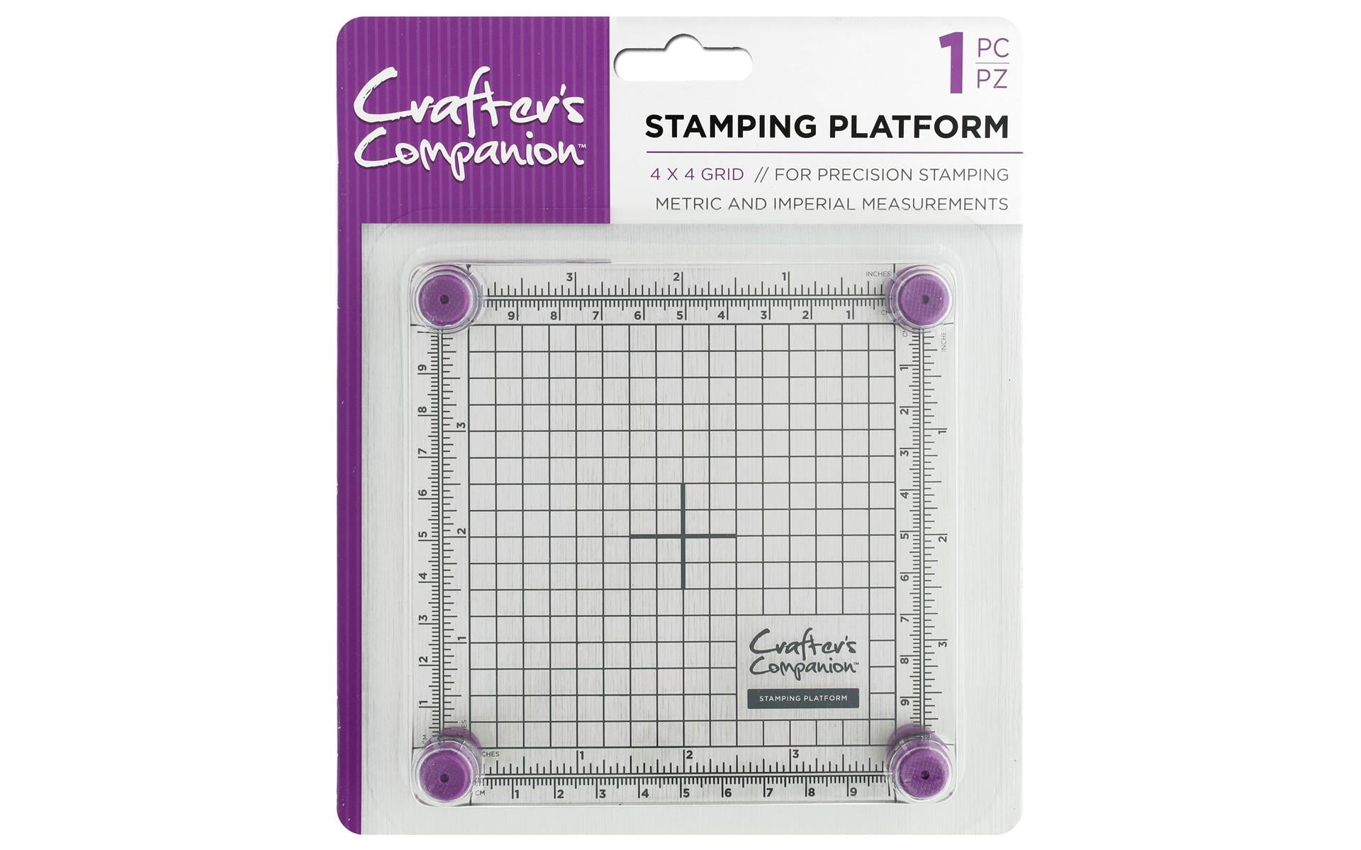 Crafter's Companion Tools Stamping Platform 4"x 4" 1pc - Walmart.com