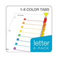 Cardinal Traditional OneStep Index System, 8-Tab, 1-8, Letter ...