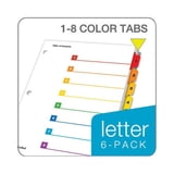 Cardinal Traditional OneStep Index System, 8-Tab, 1-8, Letter ...
