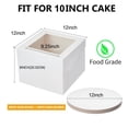 Windowed Bakery Boxes with Boards for Cakes and Pastries - Walmart.com