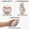 Baseball Fidget Ball, Interactive Twist Sensory Puzzle Ball for Anxiety ...