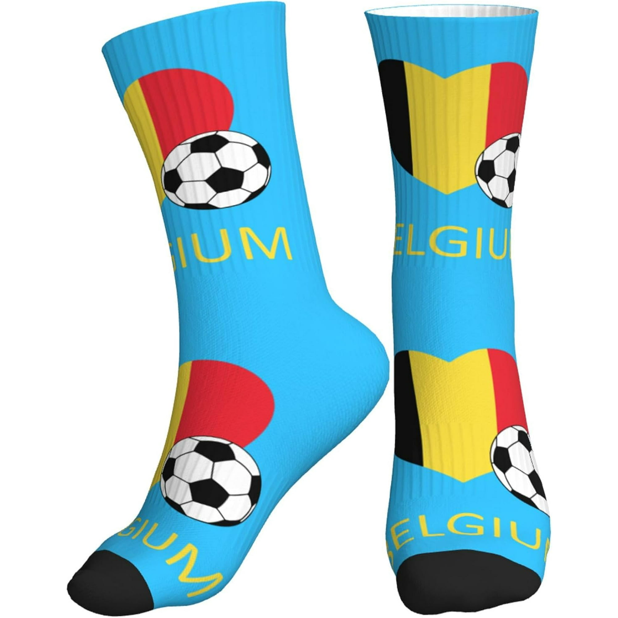Click here for Sevebj Love Belgium Soccer Unisex Middle Tube Seam... prices