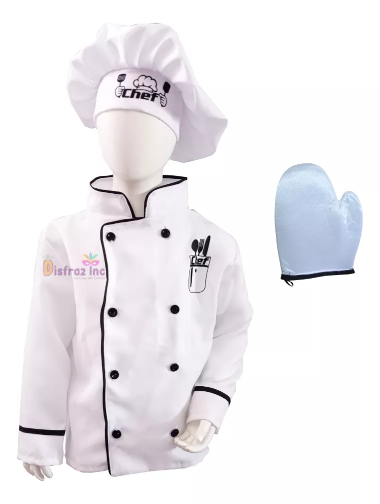 Disfraz Chef Cocinero Disfraz Chef Para Niños Y Niñas | Walmart en línea