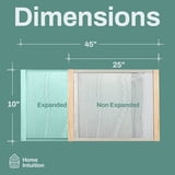 Home Intuition 2-Pack Metal Frame Expandable Window Screen, 25-45 ...