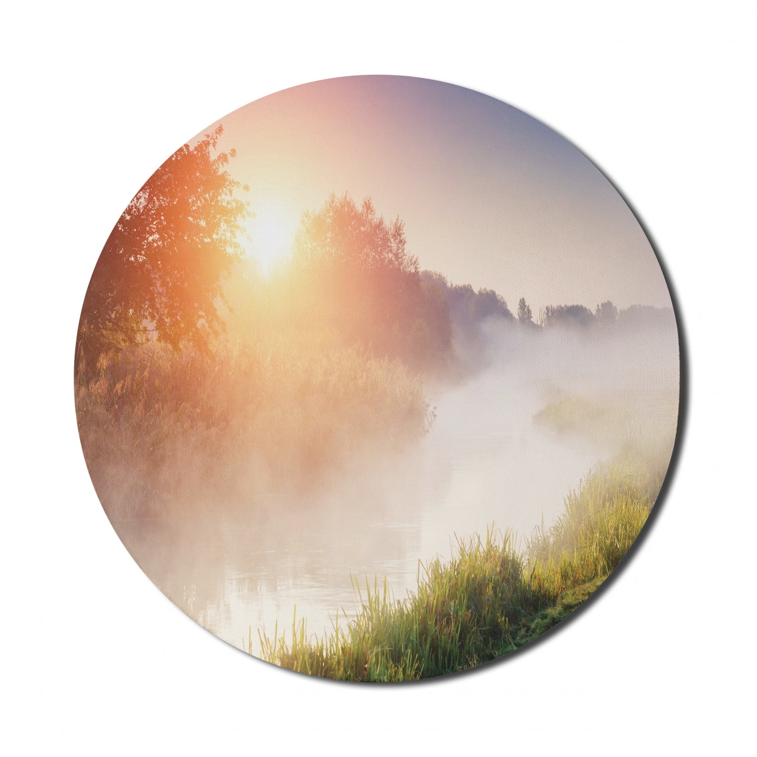 Nature Mouse Pad for Computers, Beaming Sun Rays Through Foggy ...